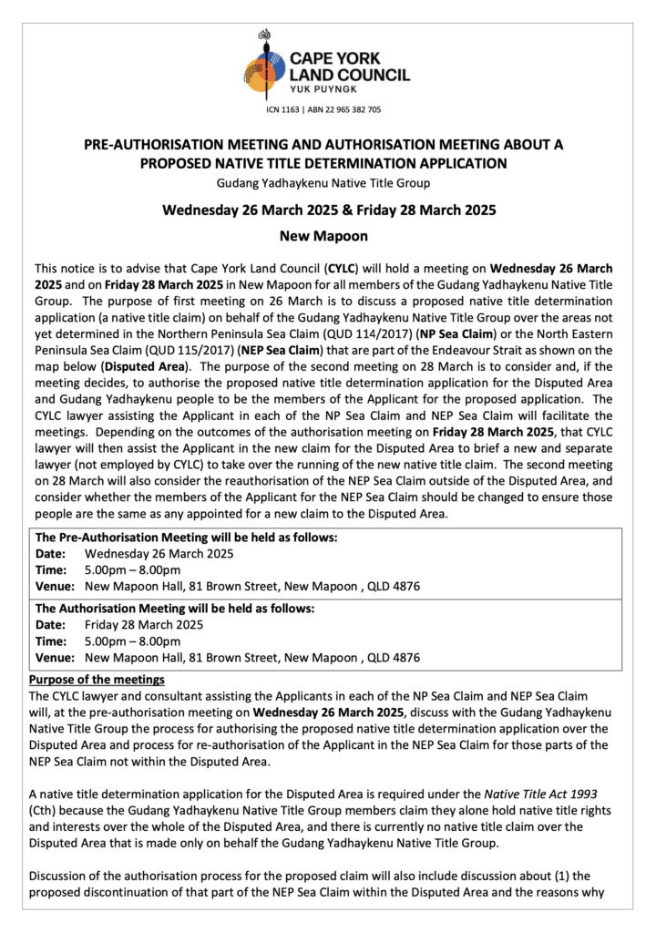 PRE-AUTHORISATION MEETING AND AUTHORISATION MEETING ABOUT A PROPOSED ...